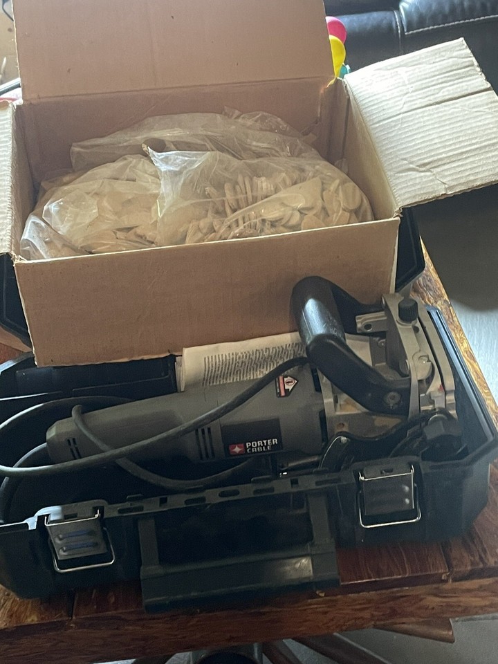Porter Cable 557 Biscuit/Plate Joiner Double insulated w/ Case | eBay