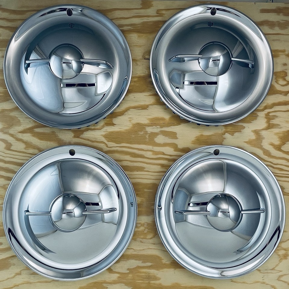 NEW 15 inch Chrome Bullet Flipper Hubcap Set of 4 Wheel Covers United ...