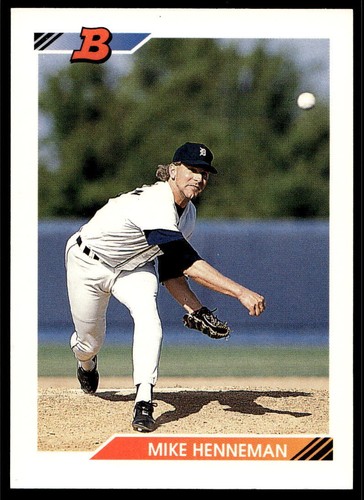 1992 Bowman 441 Mike Henneman Detroit Tigers Baseball Card | eBay