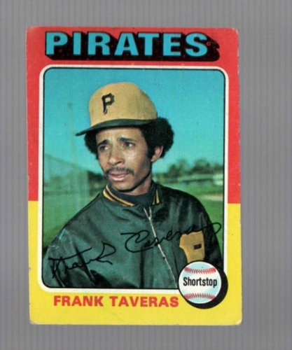 1975 Topps Baseball Frank Taveras Pittsburgh Pirates #277 Good (mark on ...