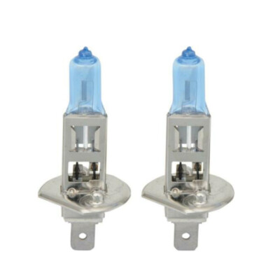 HARLEY LIGHT BULB H1 Bluhm Xenon Blue Brite PAIR BLUE XENON H1 55w/100w ...