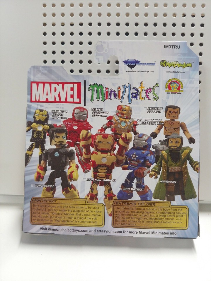 Minimates Iron Patriot Extremis Soldier Toysrus Exclusive New Marvel ...