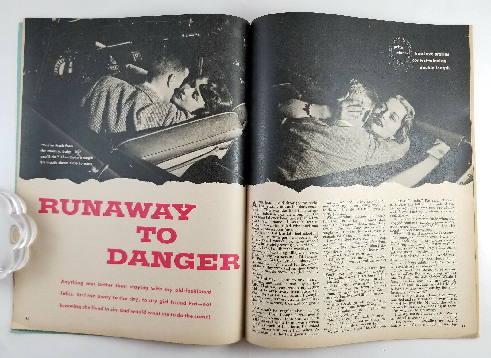 True Love Stories Magazine July 1955 Vacation Affair She Devil Wild ...