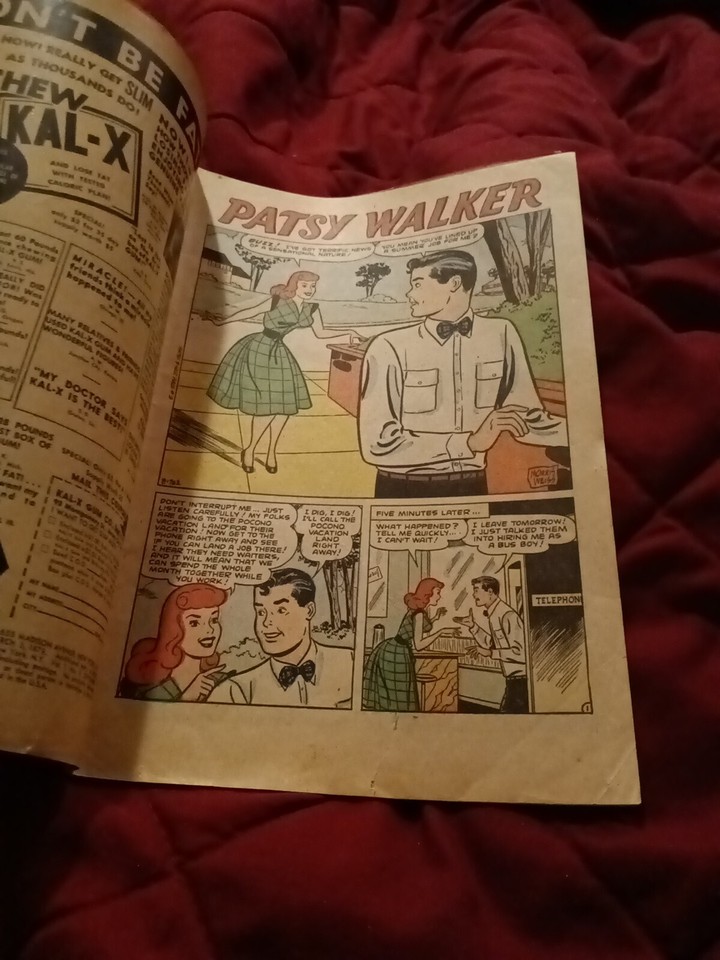 PATSY AND HER PALS #9 timely atlas marvel Comics 1954 Wendy Parker good ...