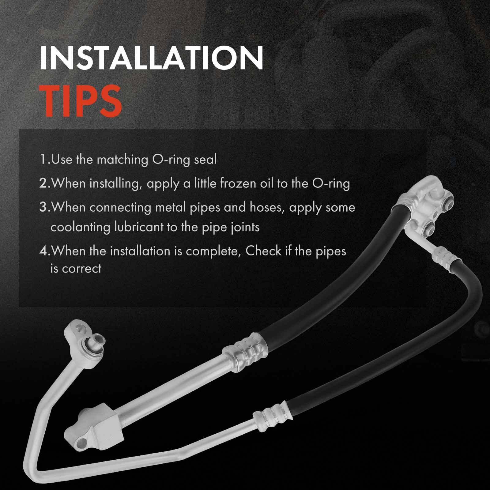 A/C Suction and Discharge Line for Chevy C7500 Topkick GMC C6500 Kodiak ...