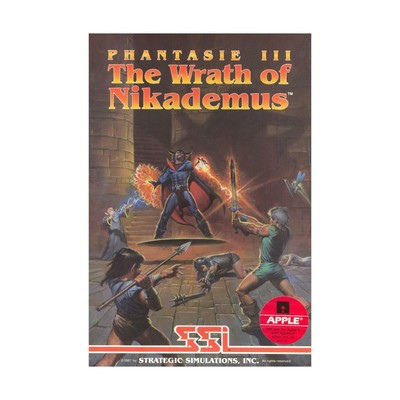 SSI Computer Game Phantasie III - The Wrath of Nikademus (Apple II) VG ...