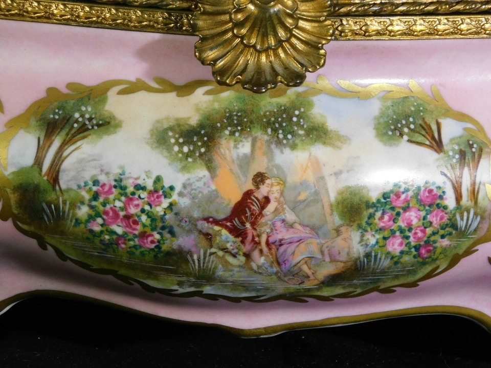 Sevres c1700 Large Decorative Hand Painted By J.Vaneu Jewelry Box | eBay