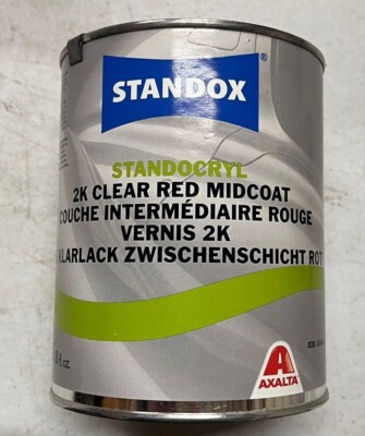 Axalta 020 16241 Standox Standocryl 2K Clear Red Midcoat One Liter ^ | eBay
