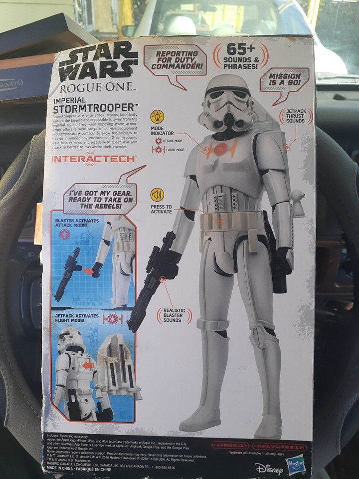 STAR WARS ROGUE ONE IMPERIAL STORM TROOPER JET PACK INTER ACTIVE | eBay