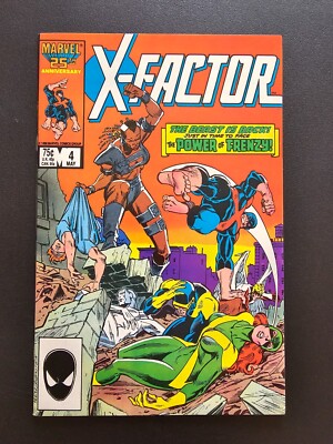Marvel Comics X-Factor #4 May 1986 Ron Frenz Cover 1st app Frenzy | eBay