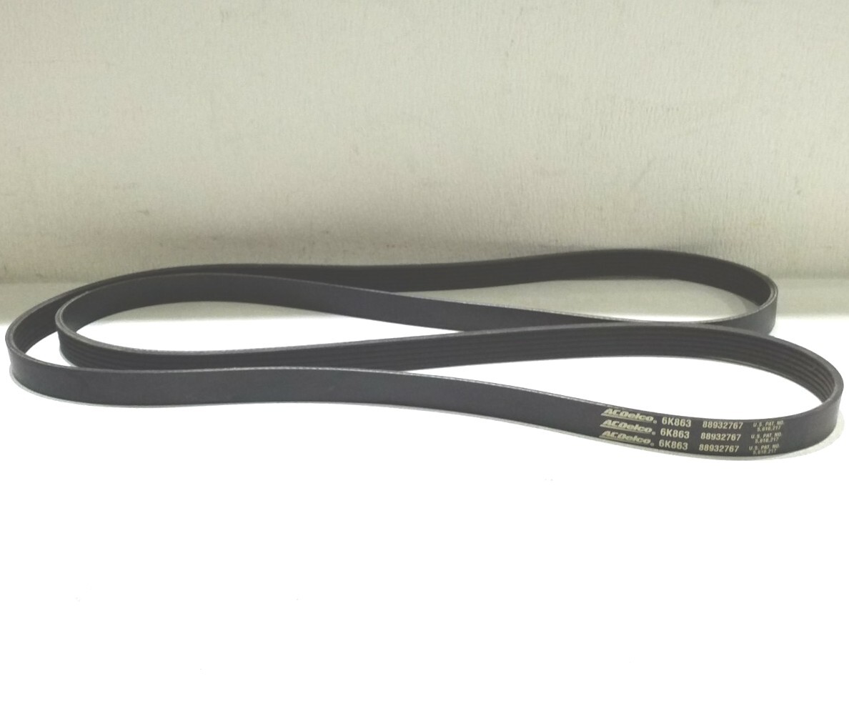Serpentine Belt-Standard V-Ribbed ACDelco 6K863 for sale online | eBay
