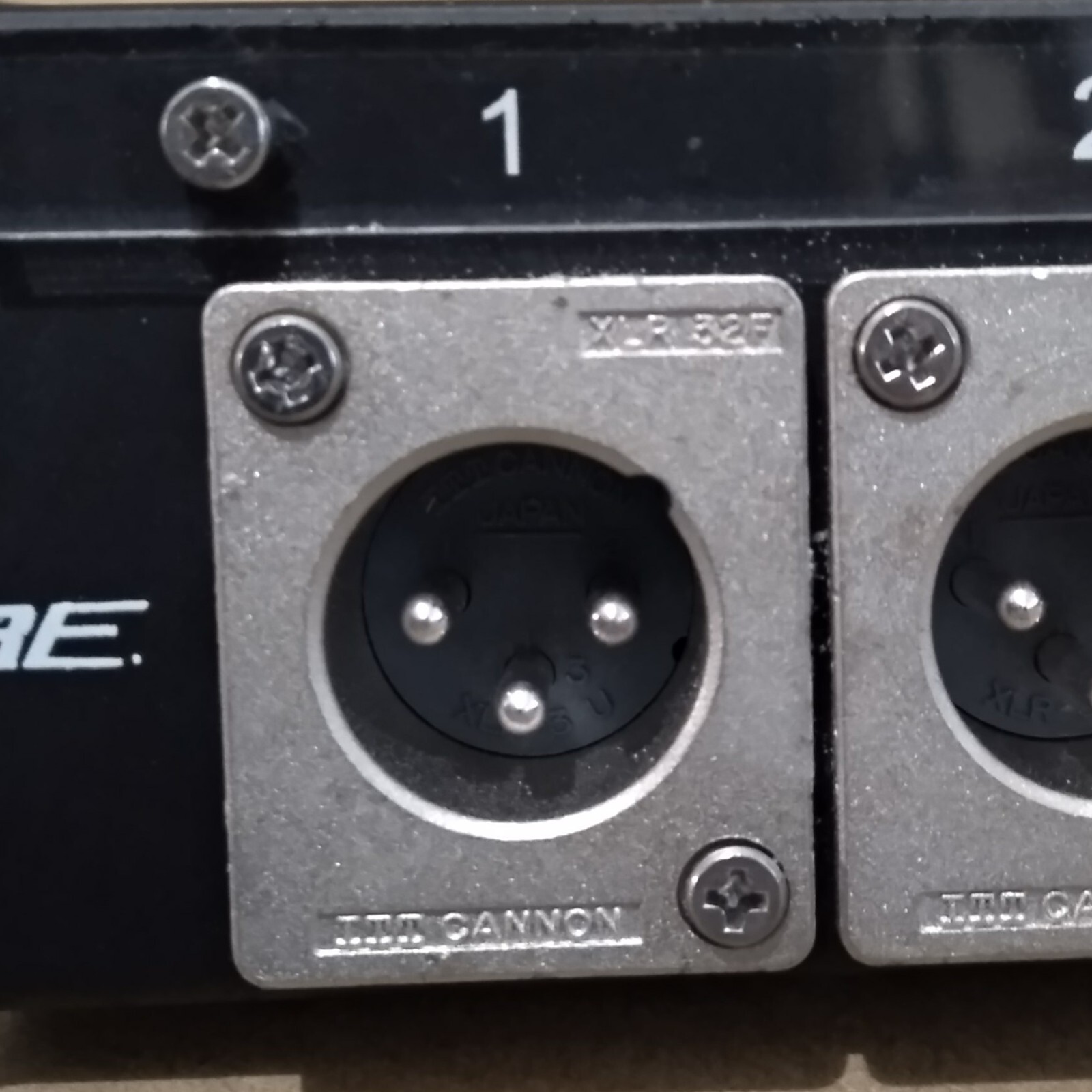 Canare Patchpanel Male XLR Solder 161U-X2F A/V Bulkhead Panel | eBay