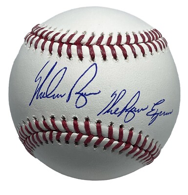 Nolan Ryan Signed MLB Baseball AIV B017169 w/ The Ryan Express ...