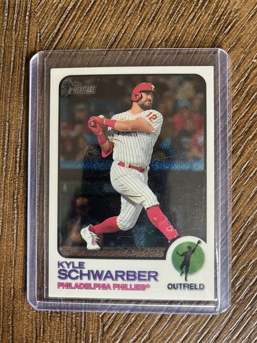 2022 Topps Heritage High Number Chrome Kyle Schwarber 001/999 First On ...