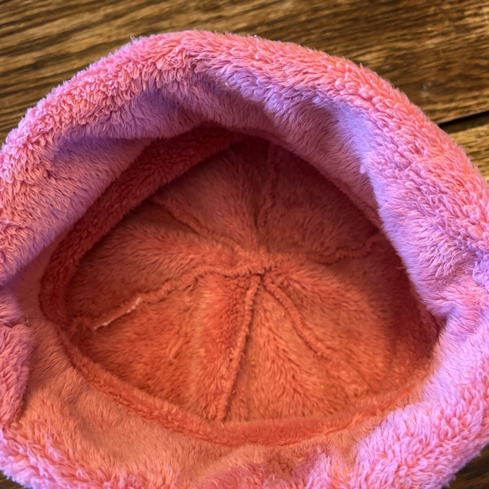 2 HATS BEANIES Lot POLARTEC LL BEAN BUNNY EARS NORTH FACE PINK Youth XS ...