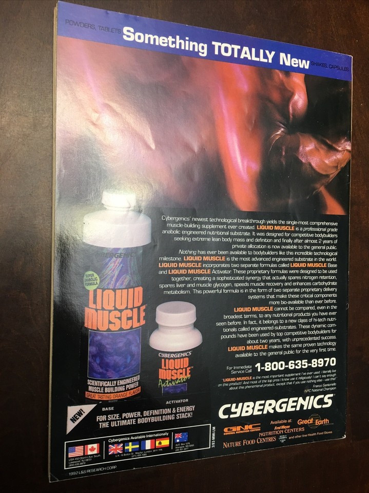 Musclemag International Magazine March 1993 Paul DeMayo and Denise ...