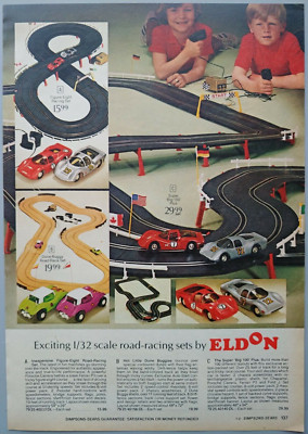1972 - VINTAGE PAPER PRINT AD - ELDON 1/32 ROAD-RACING SET DUNE BUGGIES ...