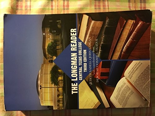 THE LONGMAN READER By Judith John Langan Nadell *Excellent Condition ...