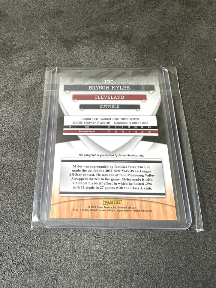 Bryson Myles 2011 Donruss Elite Extra Edition Auto Autograph 328/914 | eBay