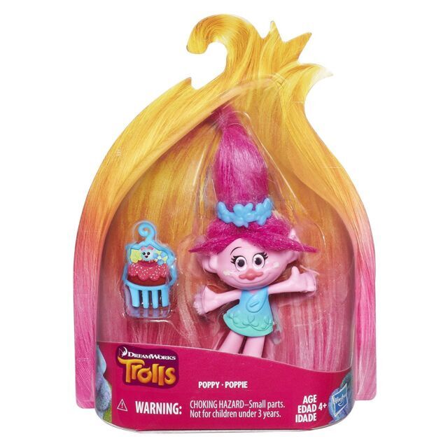 Hasbro Dreamwork TROLLS Poppy • Poppie Figure & Accessories - (Seal Box ...