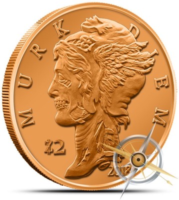 2014 Copper ZOMBIE Bullion ZOMBUCKS - Murk Diem ROUND 1 AVDP OZ - FREE ...