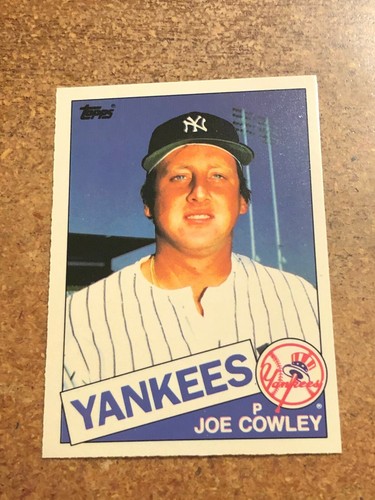 1985 Topps Tiffany Baseball # 769 Joe Cowley | eBay