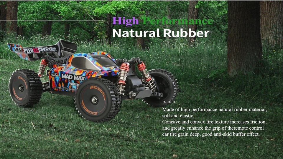 WLtoys 184016 1/18 BRUSHLESS 2.4G 4WD RC Car 75KM/H High Speed Off-Road ...