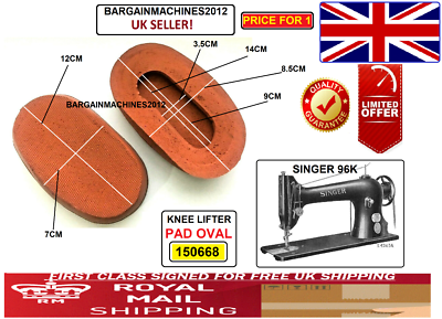 SINGER 96K KNEE LIFTER PAD OVAL (150668) INDUSTRIAL SEWING MACHINE PART ...