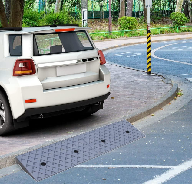 Rise Rubber Curb Threshold Ramp 10 Ton for Loading Cars Vehicle Truck ...