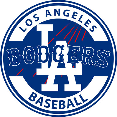 Los Angeles Dodgers sticker Logo MLB weatherproof laptop bumper vinyl ...