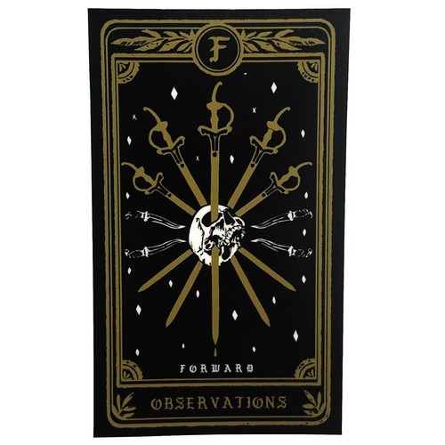 Forward Observations Group Gold Swords Tarot Card Sticker Superior ...