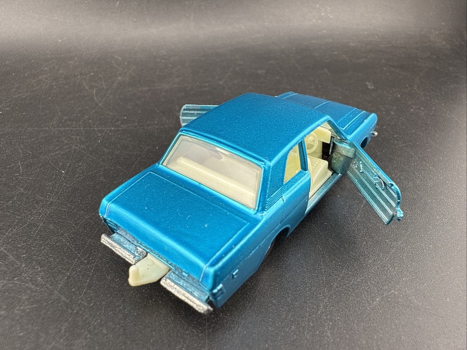 Vintage Lesney Matchbox Superfast #25 BLUE FORD CORTINA GT Original Box ...