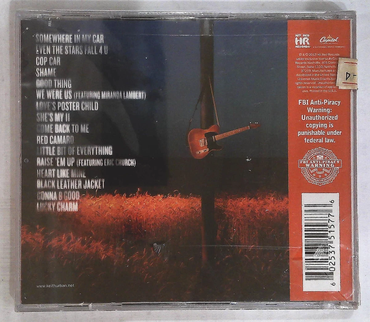 Fuse Keith Urban Album Cover