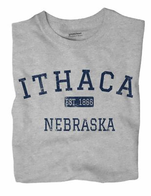 Ithaca Nebraska NE T-Shirt EST | eBay