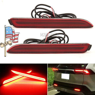 LED Brake Light Rear Bumper Reflector Driving for Toyota RAV4 19 2020 ...