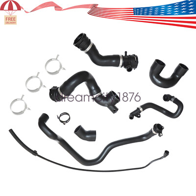 Fits BMW E90 128i 328i (07-11) N51 Radiator Coolant Water Hose Pipe Kit ...