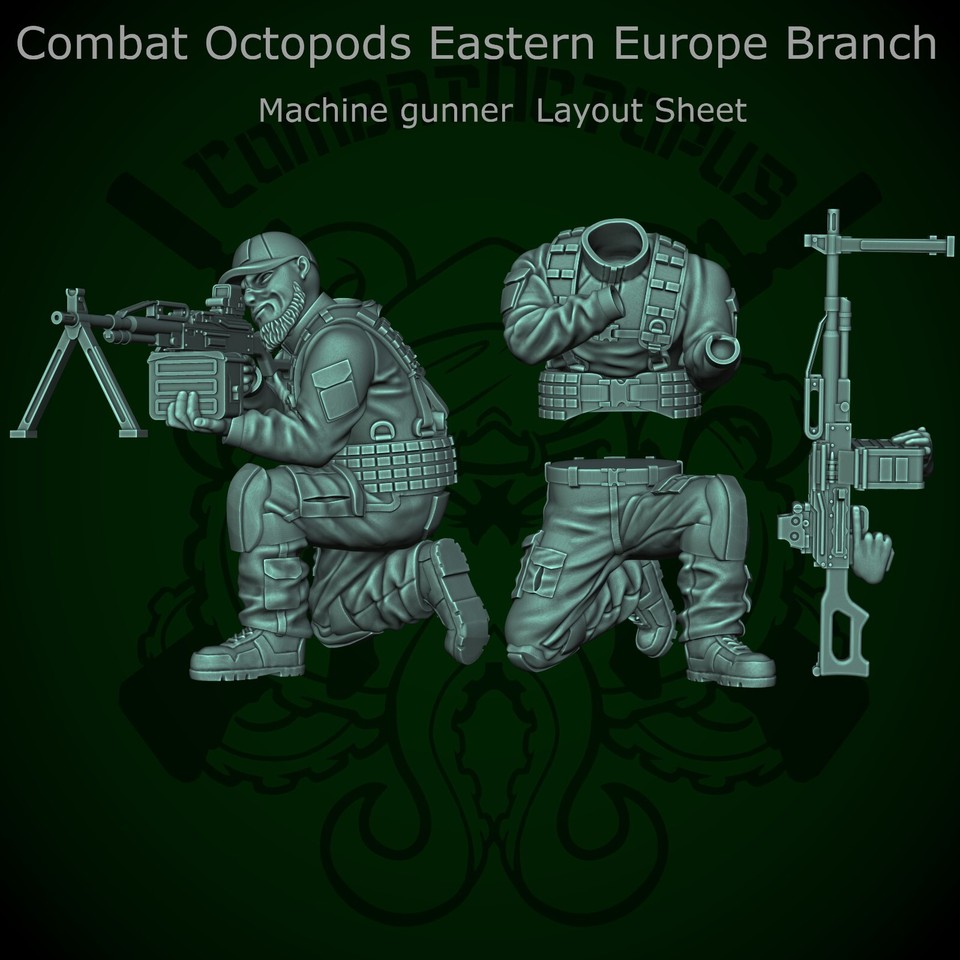Combat Octopus Modern Miniature Eastern Private Military Contractors ...