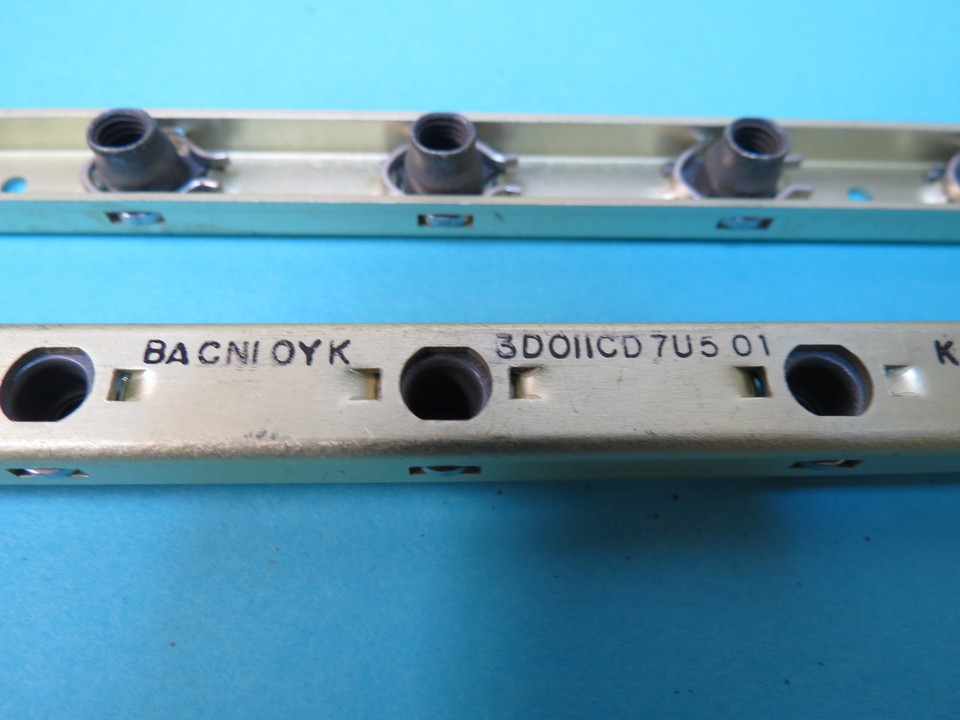 Boeing Aircraft Aerospace Gang Channel Assemblies with #1032 Locknuts ...