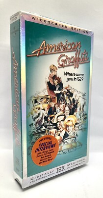 NEW SEALED!! - American Graffiti VHS Tape Widescreen Edition Vintage ...