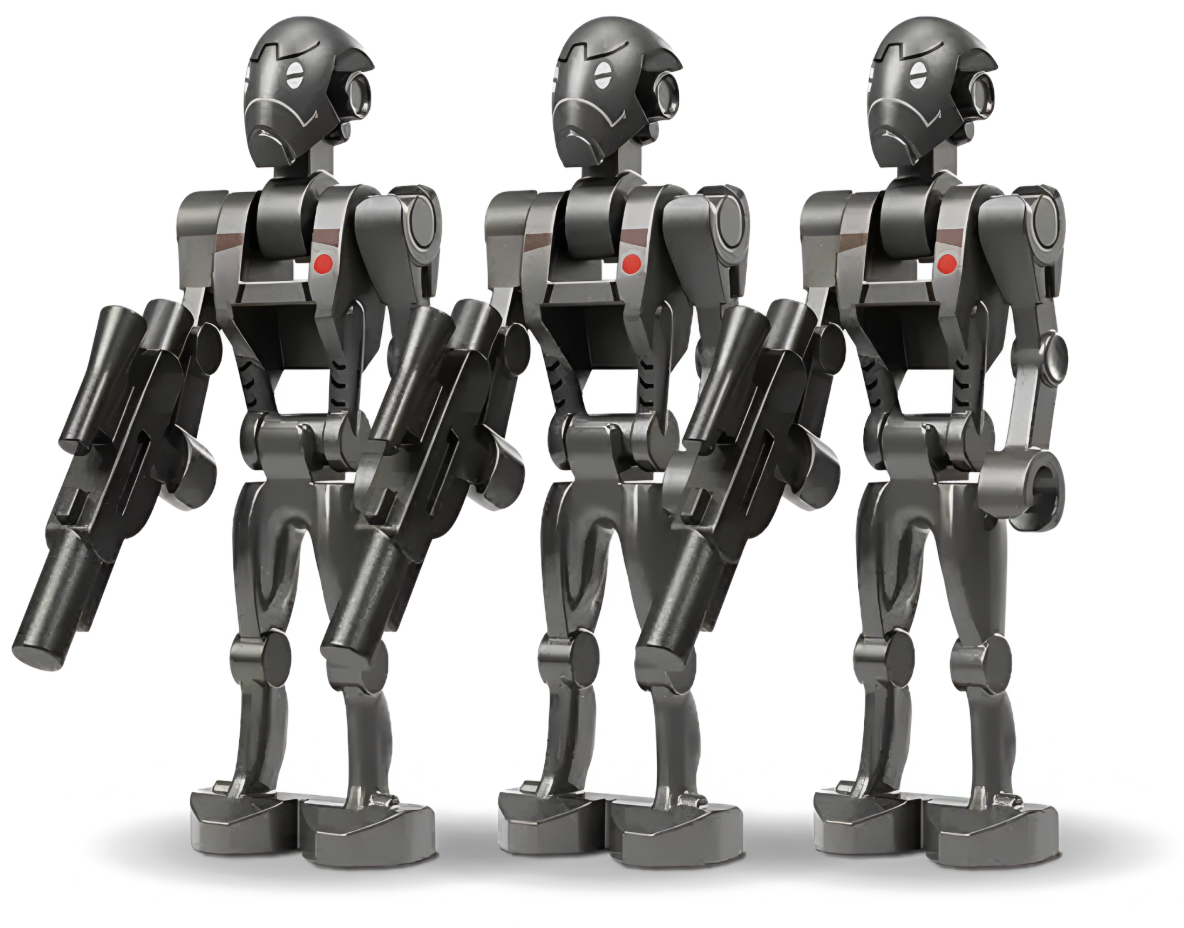 LEGO Star Wars BX Commando Droid Minifigure LOT of 3 Battle of Felucia ...
