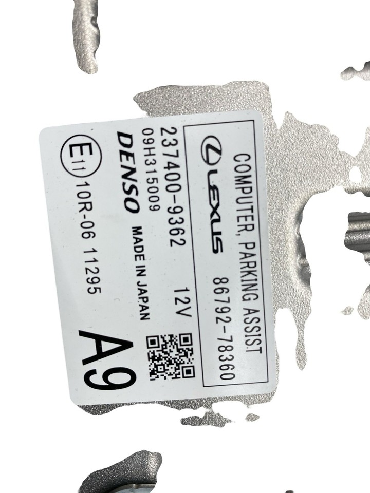 2025 LEXUS NX350 PARK ASSIST COMPUTER CONTROL MODULE UNIT 86792-78360 ...