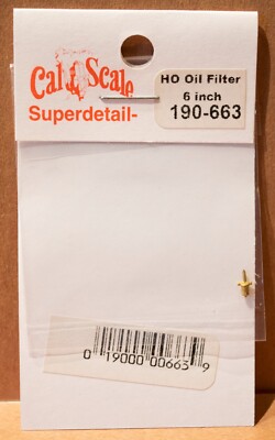 Cal-Scale #663 Oil Filter 6 inch | eBay