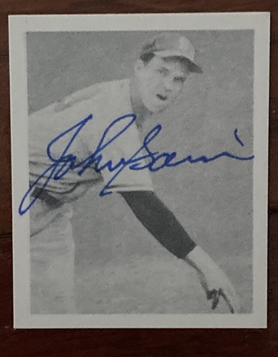 Johnny Sain Signed Baseball Card Jsa Reprint Bowman Card | eBay