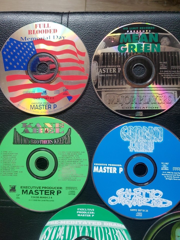 No Limit CD's Without Cases Fiend, Big Ed, Gambino Family, Full Blooded ...