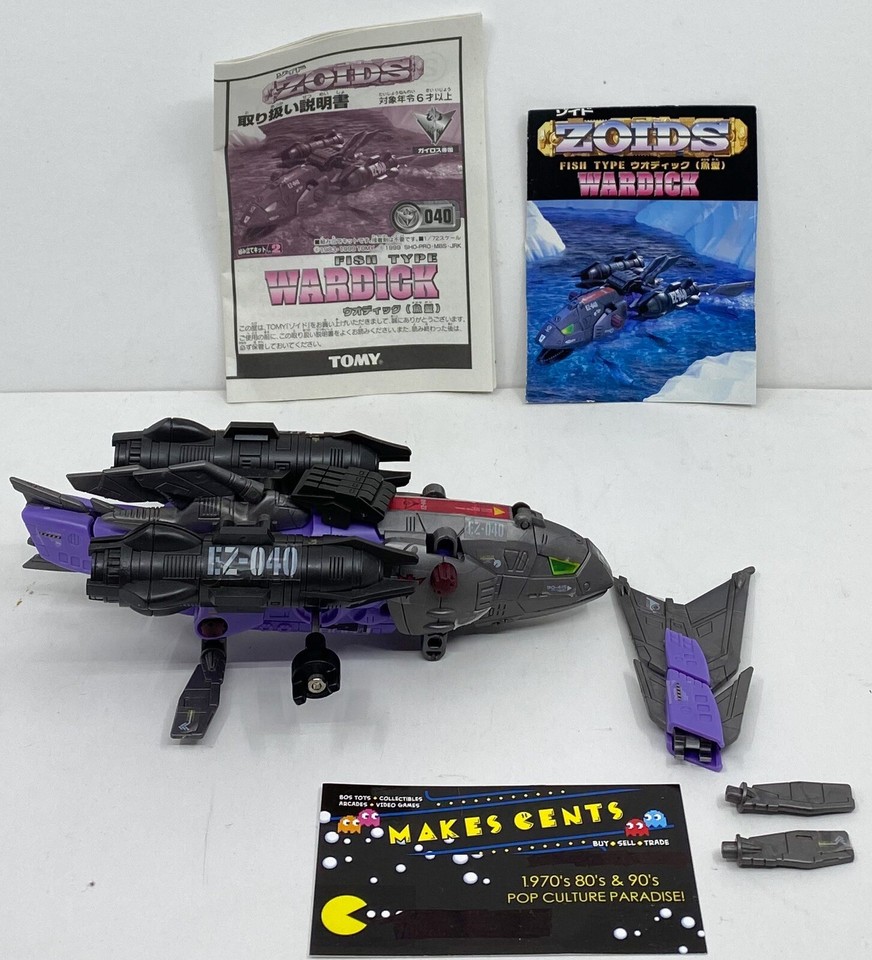 1990s - Tomy Zoids Wardick Fish Type 040 EZ-040 Model w/ Inserts | eBay