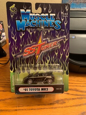 MUSCLE MACHINES SS TUNER '01 TOYOTA MR2 1:64 SCALE DIECAST NIP | eBay