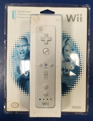 NEW SEALED OEM Authentic White Nintendo Wii Remote And Remote Jacket | eBay