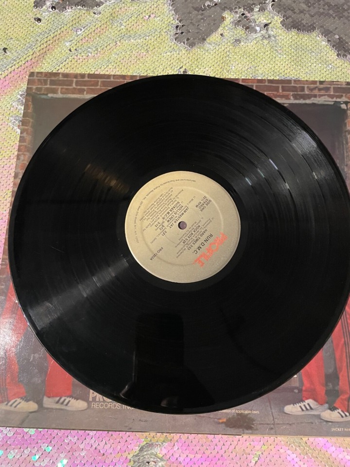 Run DMC Debut Self Titled Vinyl Record LP 1984 Profile Records Pro 1202 ...
