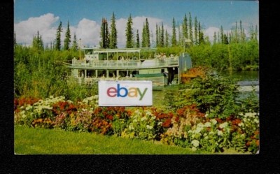 RIVERBOAT STERNWHEELER "DISCOVERY" FAIRBANKS ALASKA TANANA RIVER 1967 ...