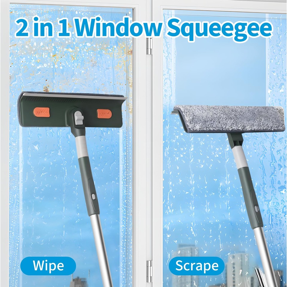 Window Squeegee 81" Window Cleaner Tool Squeegee for Window Cleaning ...